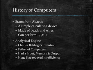 Types of Computers | PPT