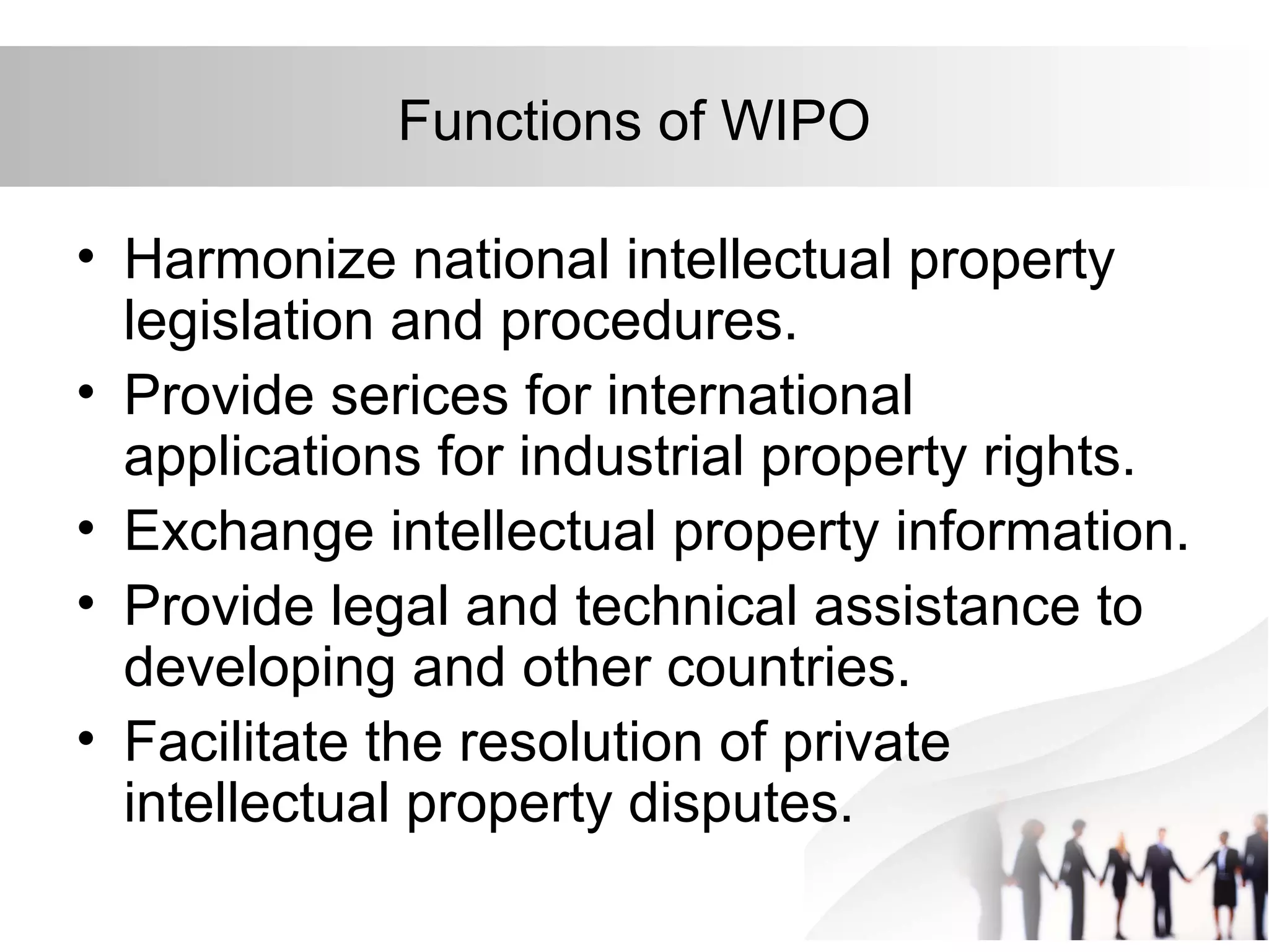 Introduction to concept behind WIPO | PPT