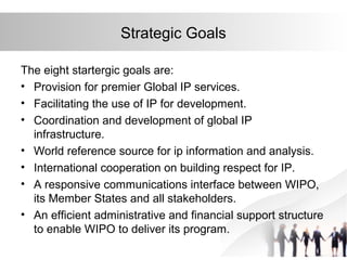 Introduction to concept behind WIPO | PPT