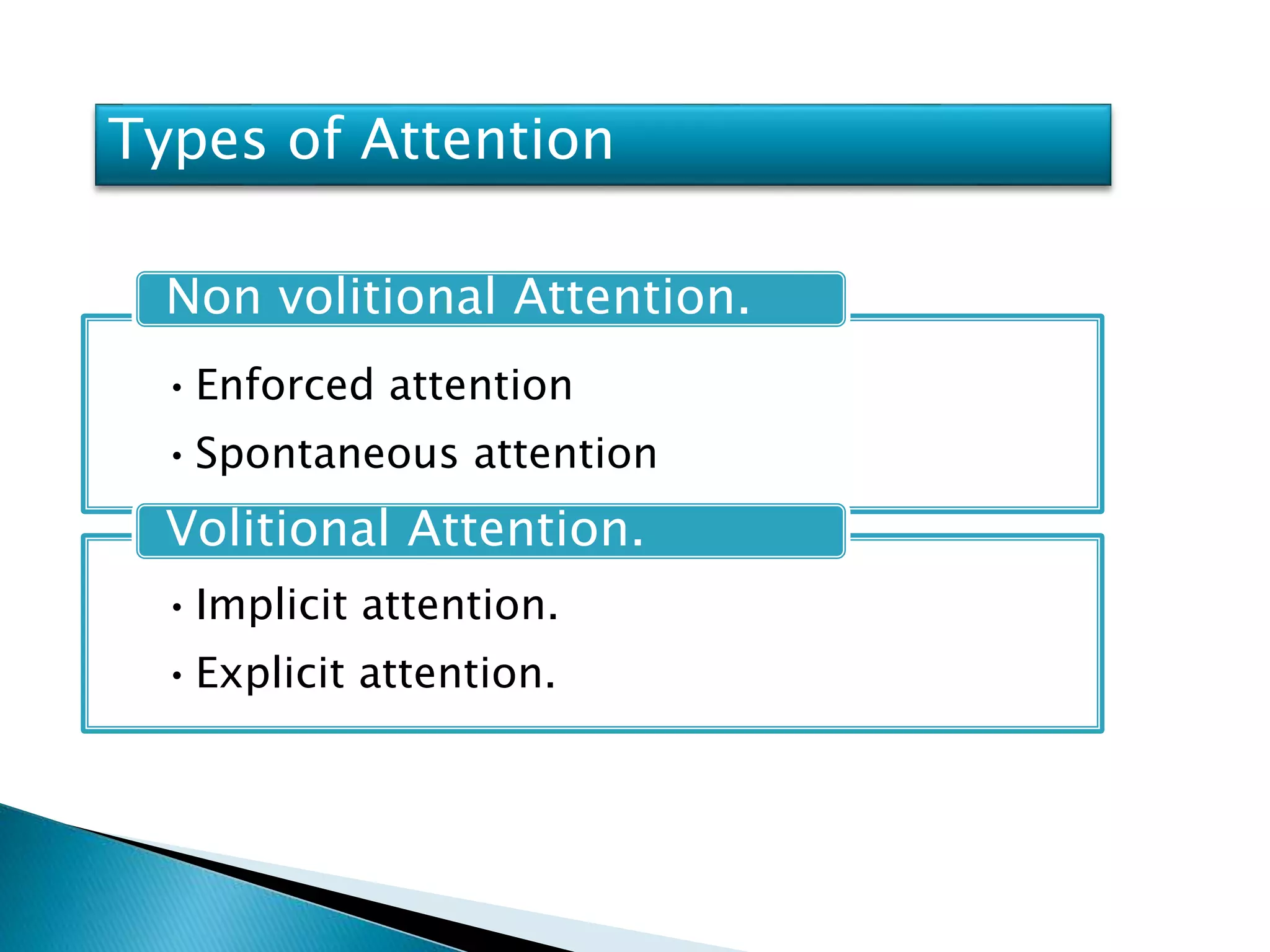 Introduction to concept of attention | PPTX
