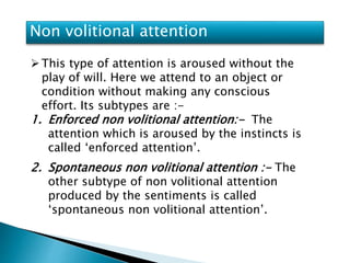 Introduction to concept of attention | PPTX