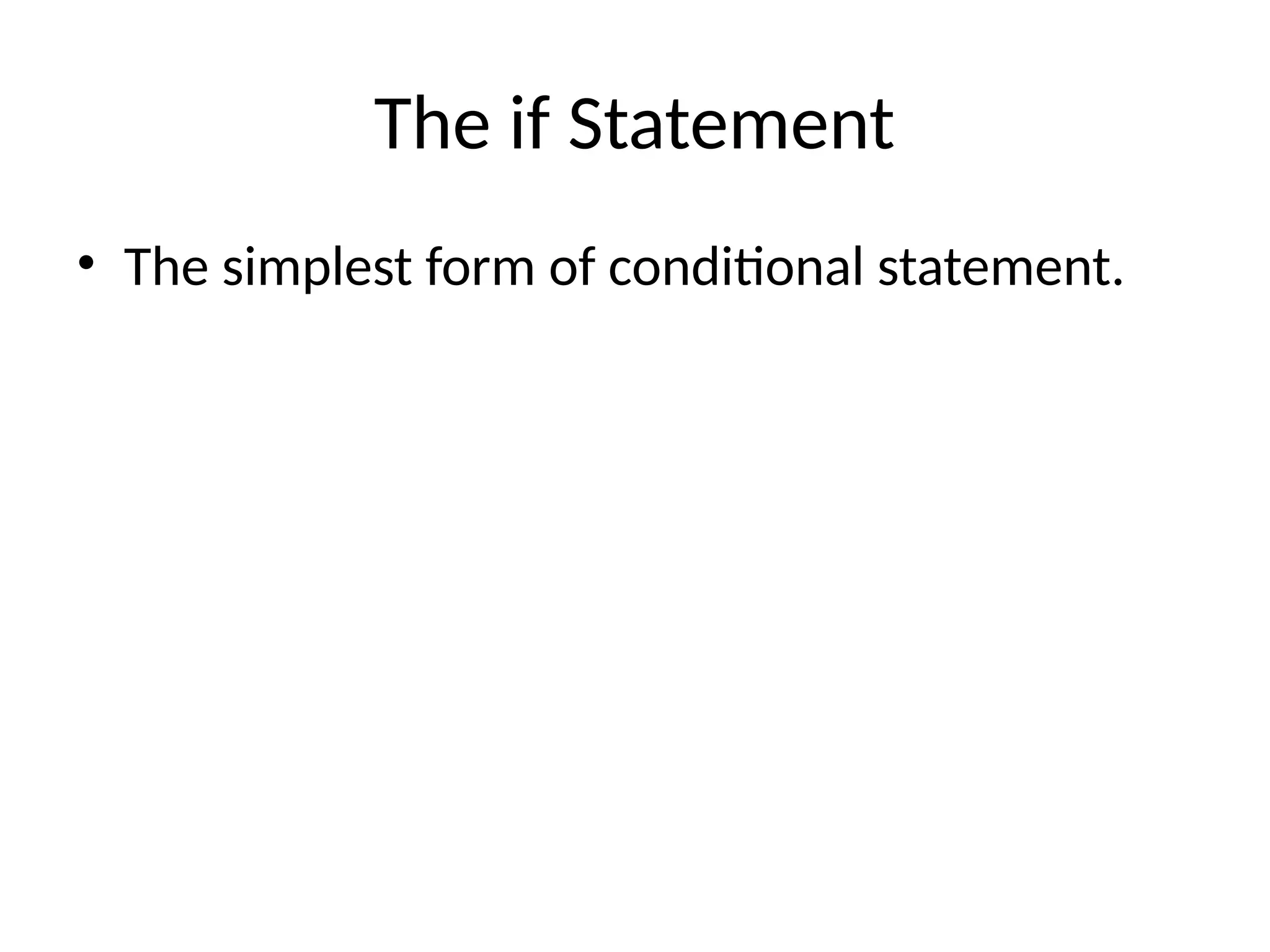 Introduction to Conditional Statements.pptx