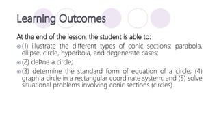 Introduction to conic sections | PPTX