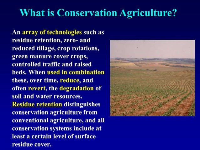 Introduction to Conservation Agriculture | PPTX