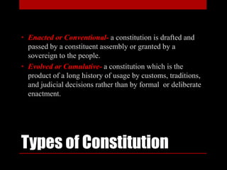Introduction to constitution | PPTX