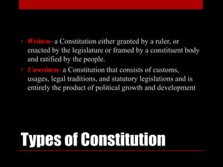 Introduction to constitution | PPTX