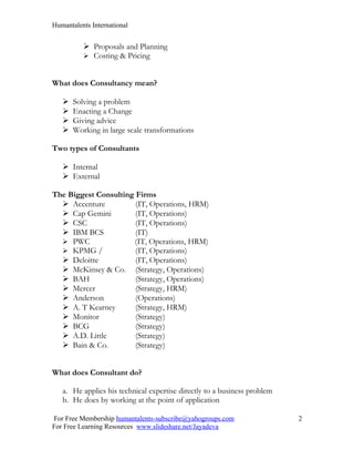 Introduction To Consultancy New Doc