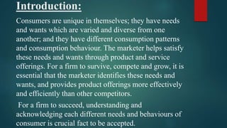 Introduction to consumer behavior | PPTX
