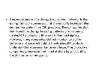Introduction to consumer behaviour | PPT