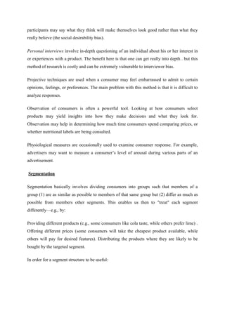 Introduction to consumer buying behaviour | DOCX