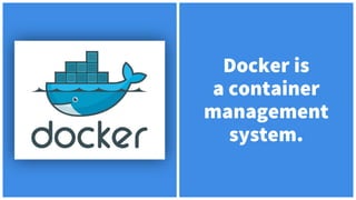 Introduction to Containers and Docker | PDF