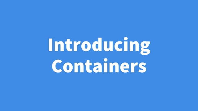 Introduction to Containers and Docker | PDF