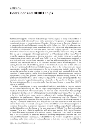 Introduction To Container Ship Operations and Onboard Safety ...