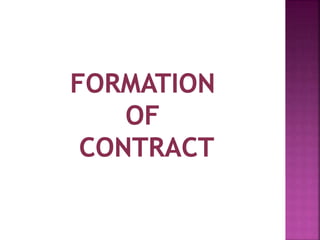 Introduction to contract law | PPTX