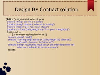 Introduction to Contracts and Functional Contracts | ODP | Programming Languages | Computing