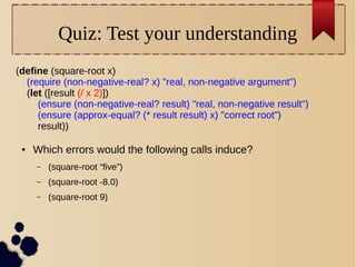 Introduction to Contracts and Functional Contracts | ODP | Programming Languages | Computing