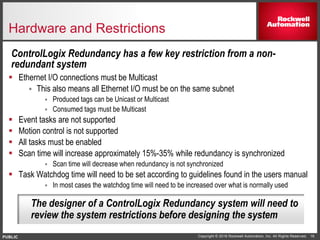 Introduction to ControlLogix Redundancy Customer Presentation.pptx | Computer Networking | Computing