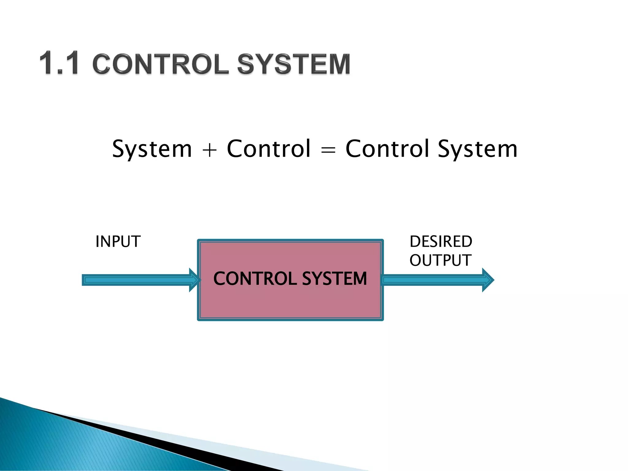 Introduction to control system | PDF