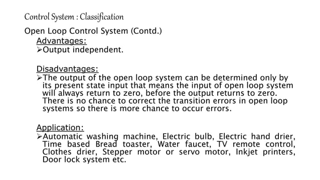 Introduction to control system 1 | PPTX
