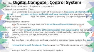 Introduction to Digital Computer Control System | PPTX