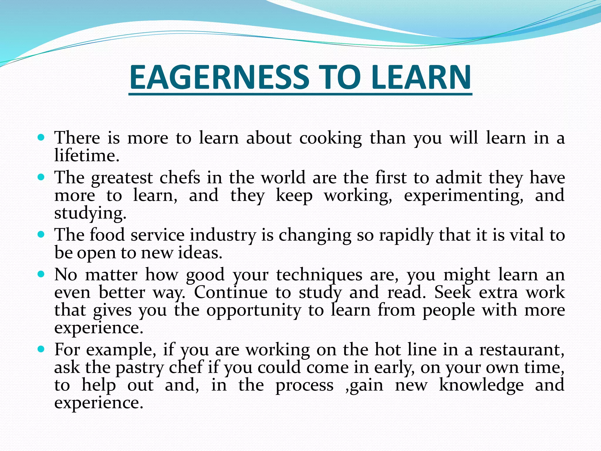 Introduction to cookery | PPTX