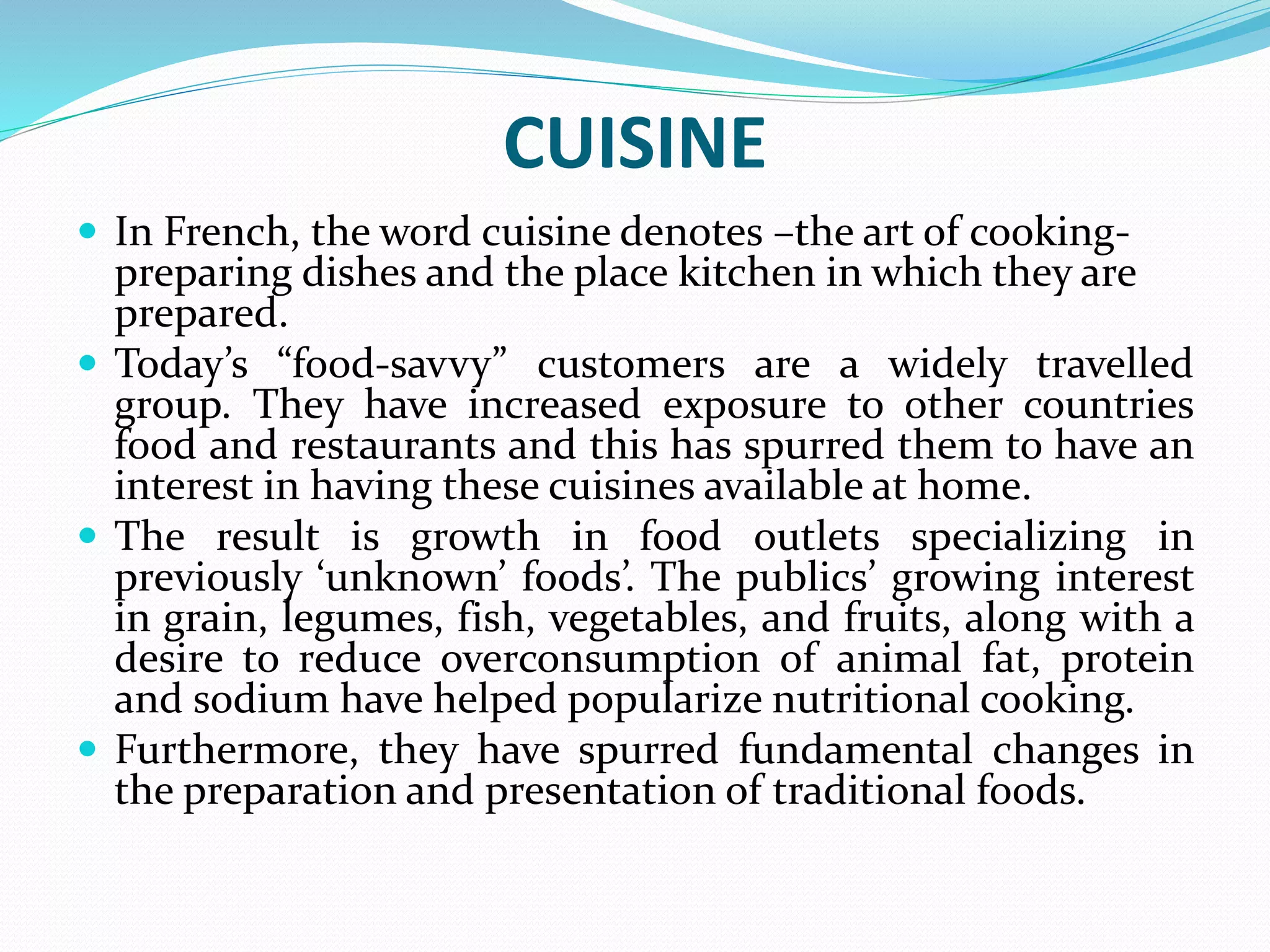 Introduction to cookery | PPTX