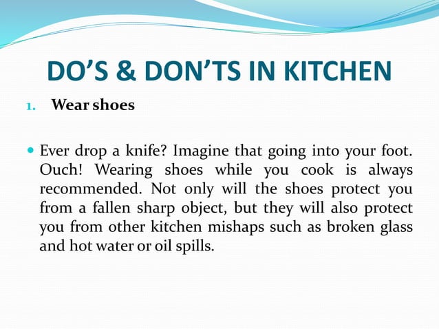 Introduction to cookery | PPTX | Career Advice | Careers