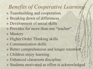 Introduction to the Structural Approach to Cooperative Learning | PPTX