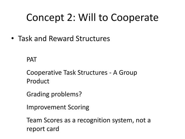 Introduction to cooperative learning | PPTX