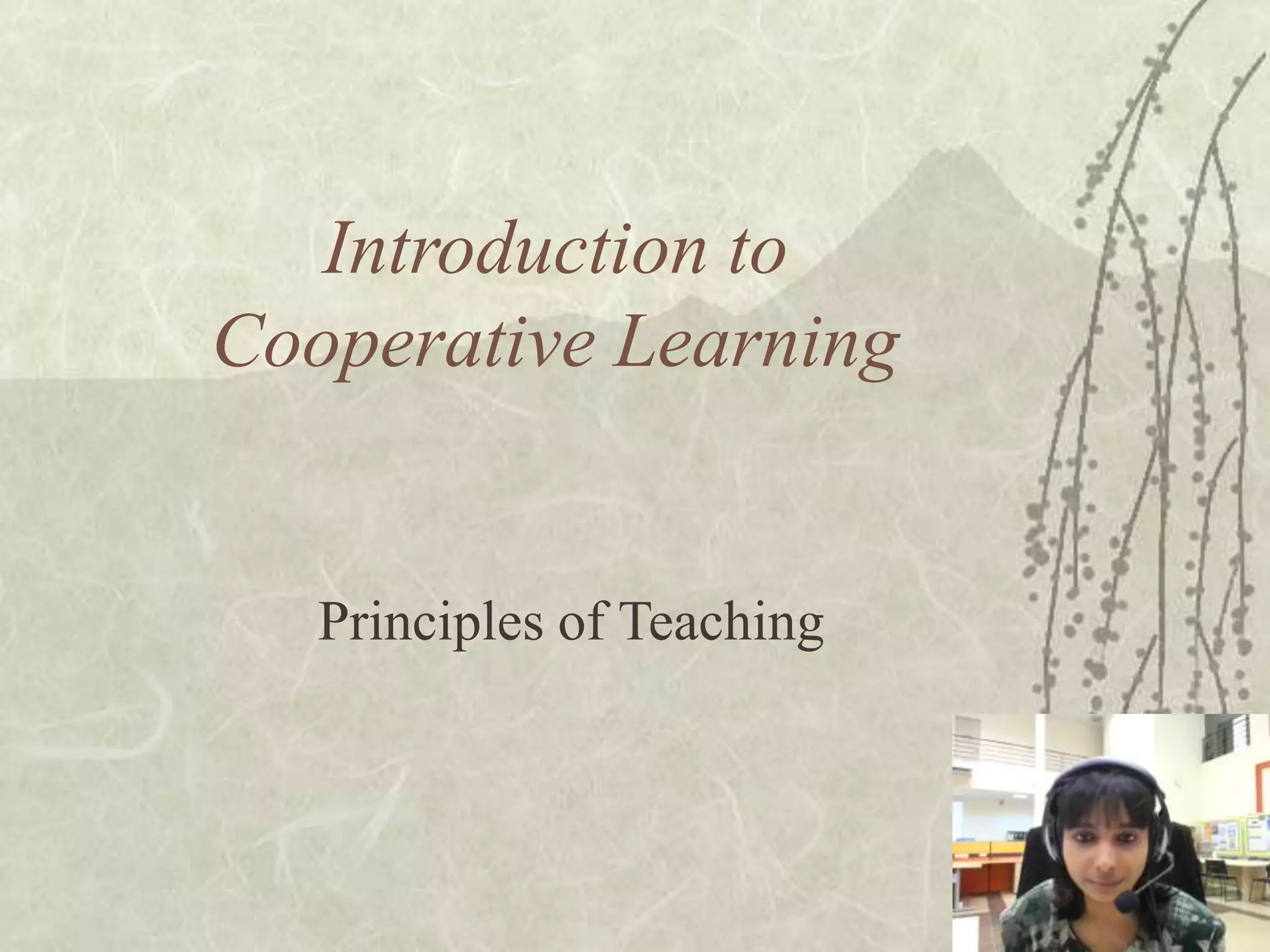 Introduction to Cooperative Learning | PPT