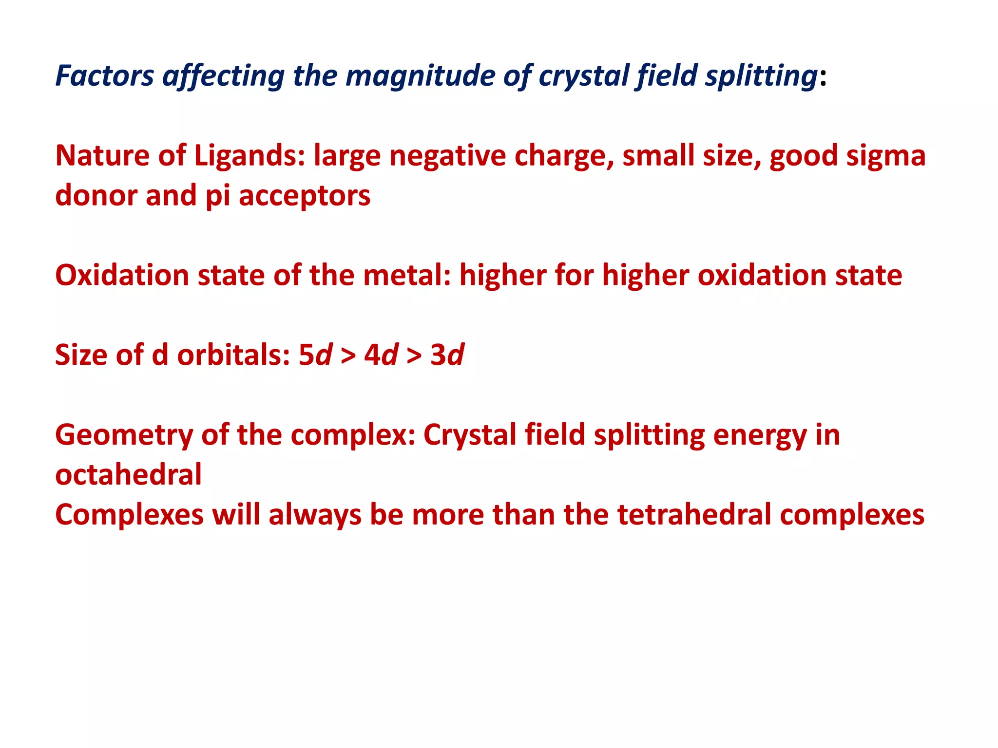 Introduction to coordination chemistry | PDF