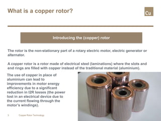 Introduction to copper rotor induction motors | PPT