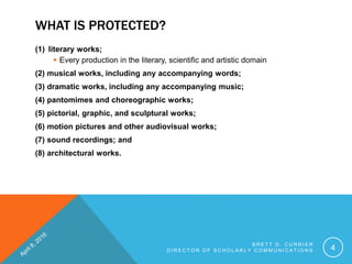 Introduction to copyright for theses and dissertations | PPT