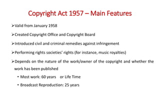INTRODUCTION TO COPYRIGHT IN INDIA.pptx