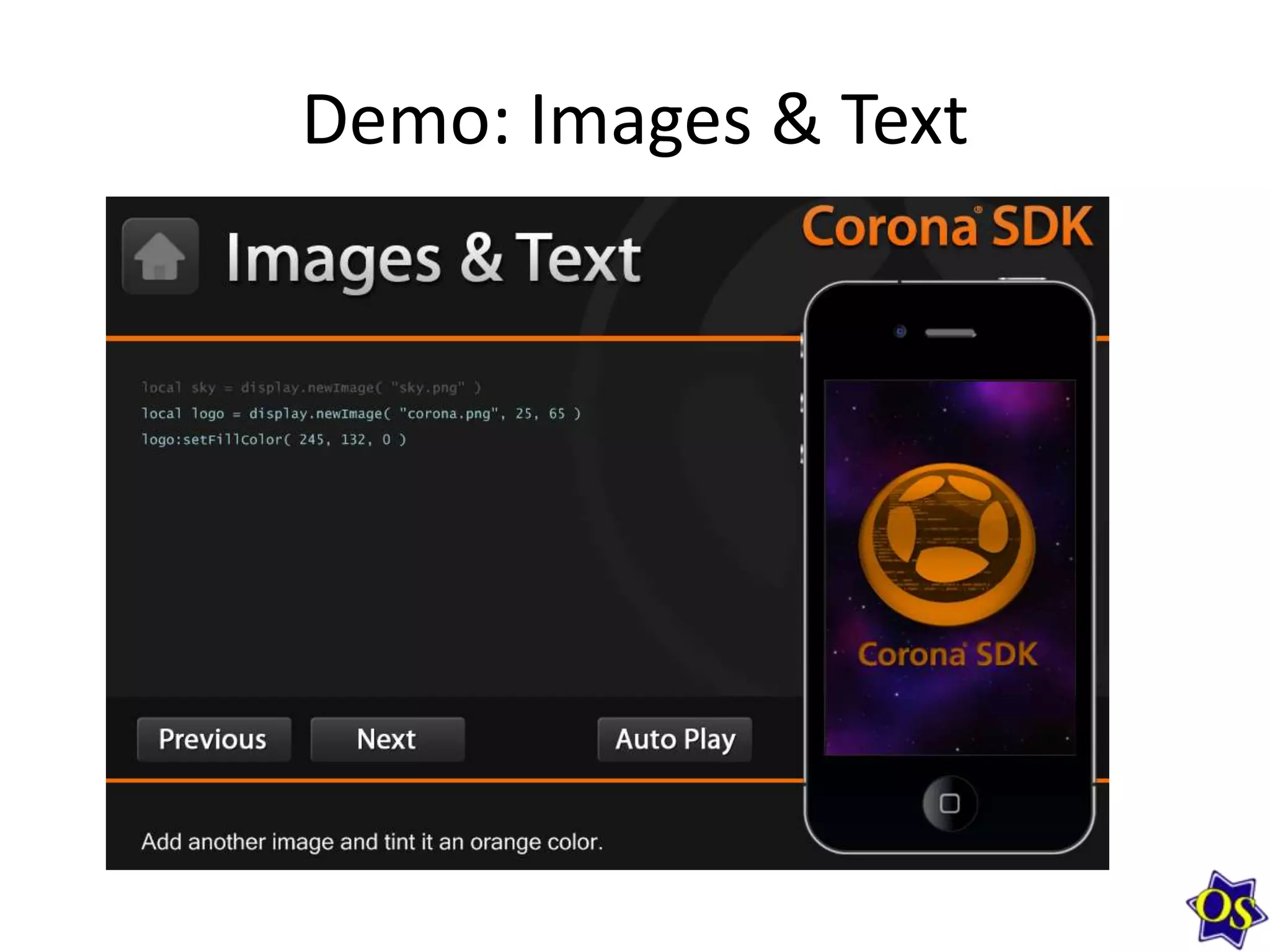 Introduction to corona sdk | PPT