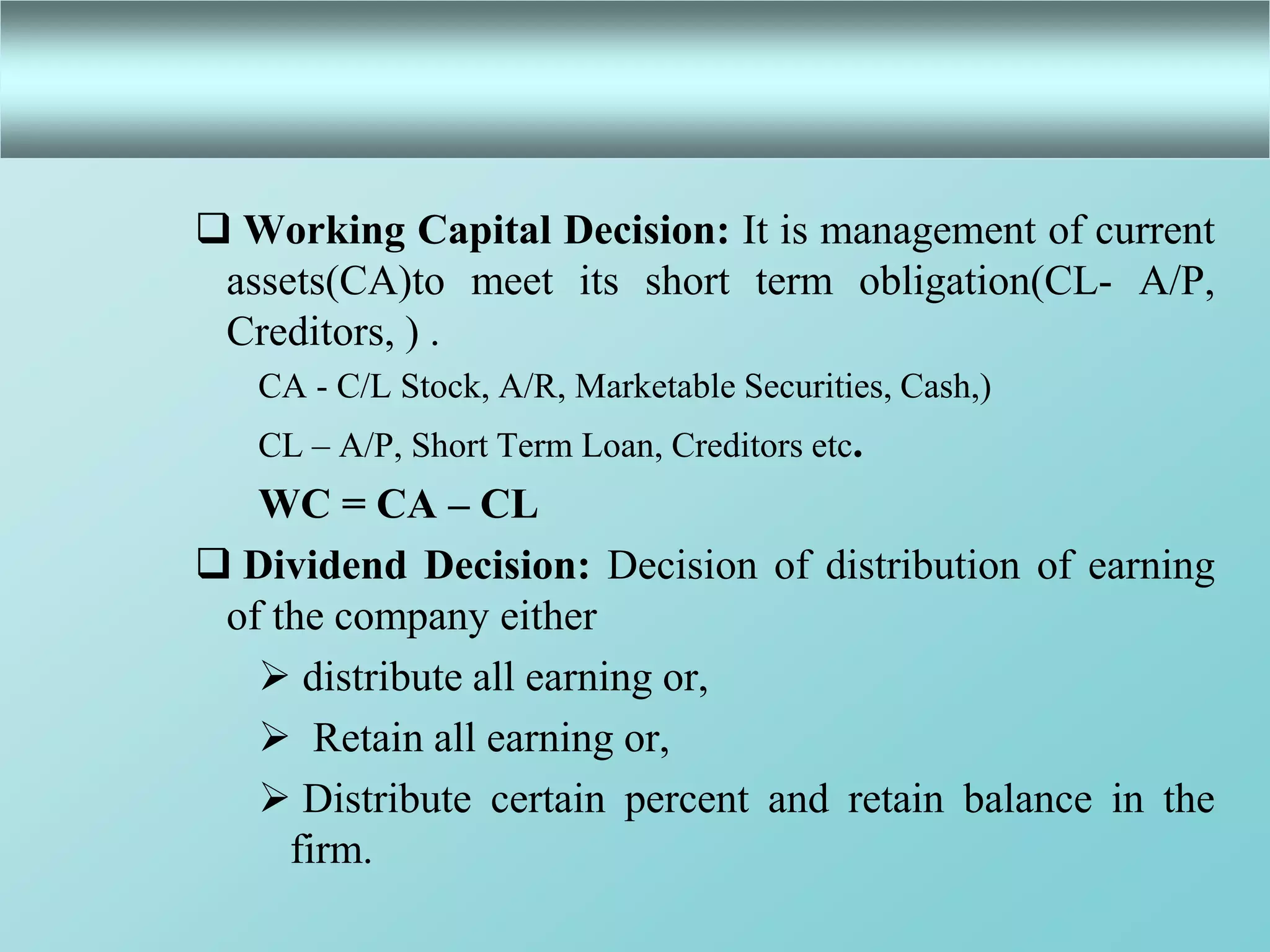 Introduction to corporate finance | PPTX