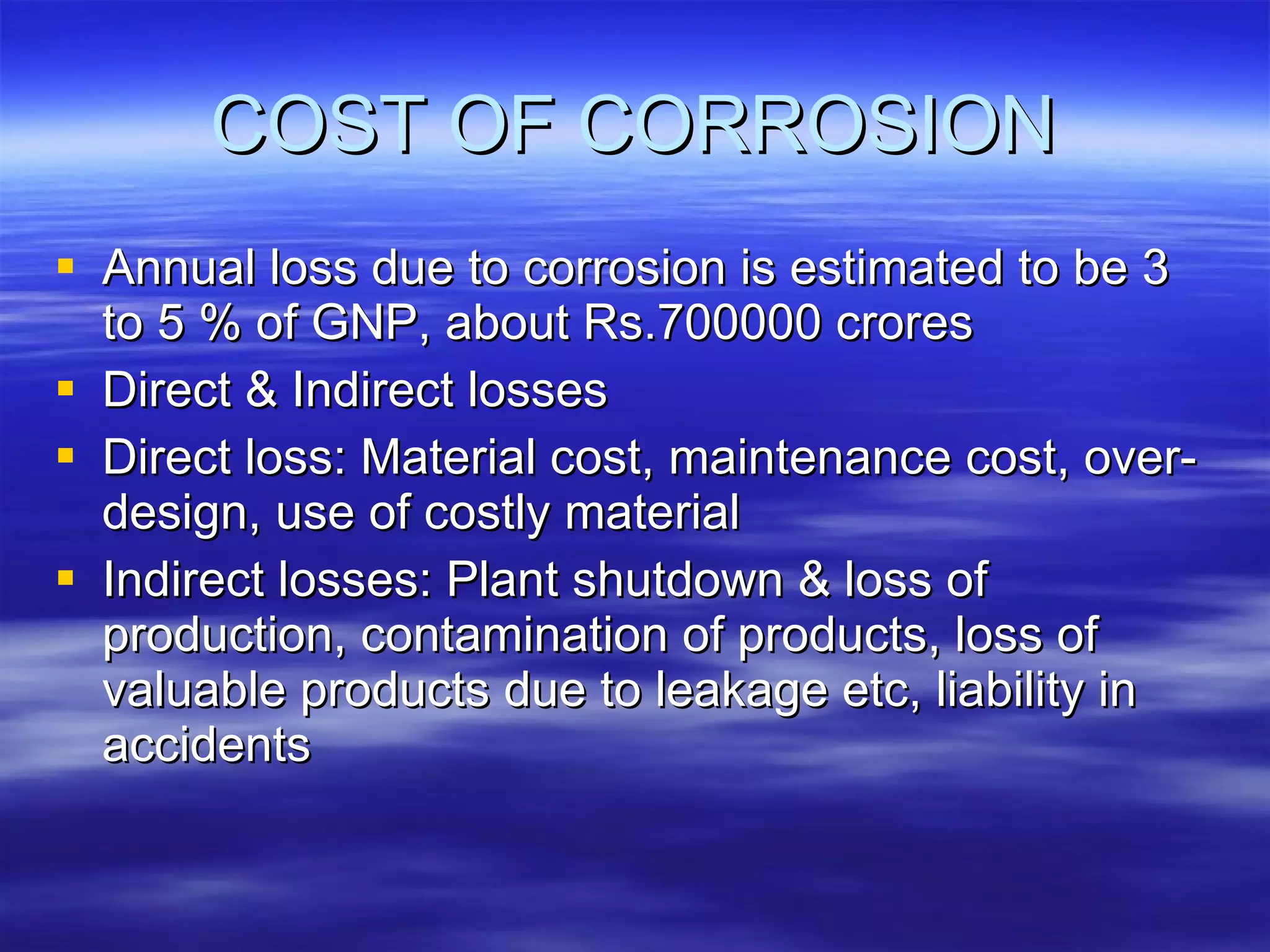 Introduction to corrosion | PPT