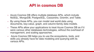 Introduction to Cosmos DB Presentation.pptx