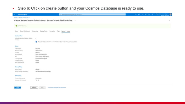 Introduction to Cosmos DB Presentation.pptx | Cloud Computing | Internet