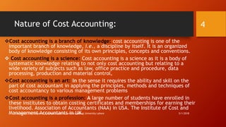 Introduction to cost accounting | PPTX