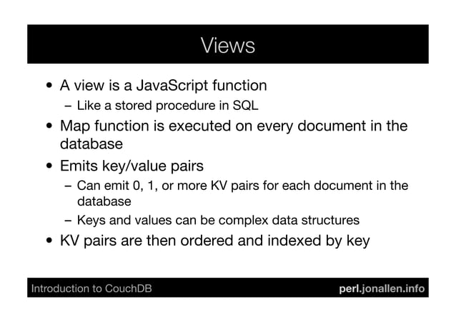 Introduction to couchdb | PPT