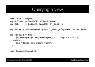 Introduction to couchdb | PPT