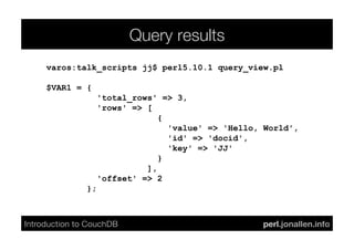 Introduction to couchdb | PPT