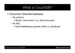 Introduction to couchdb | PPT