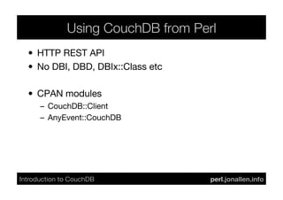 Introduction to couchdb | PPT