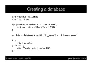Introduction to couchdb | PPT