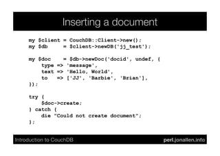 Introduction to couchdb | PPT