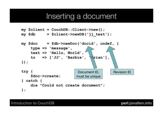 Introduction to couchdb | PPT