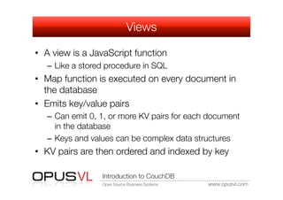 Introduction to CouchDB | PDF