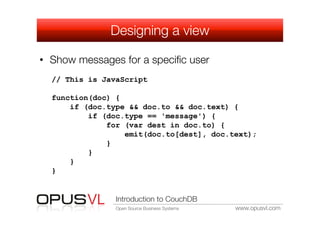 Introduction to CouchDB | PDF | Databases | Computer Software and Applications